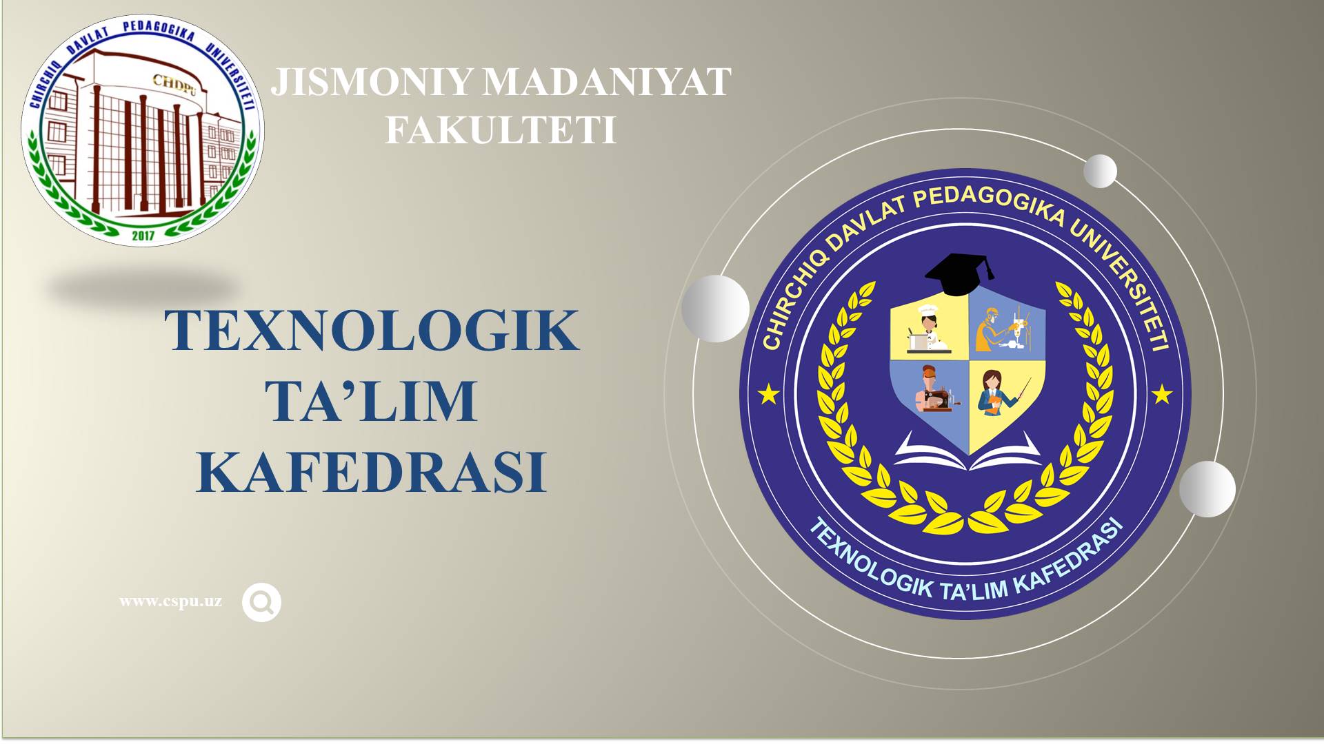 Chirchiq davlat pedagogika universiteti web-sayti